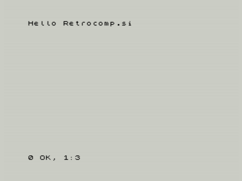 Hello Retrocomp.si | Retrocomp.si
